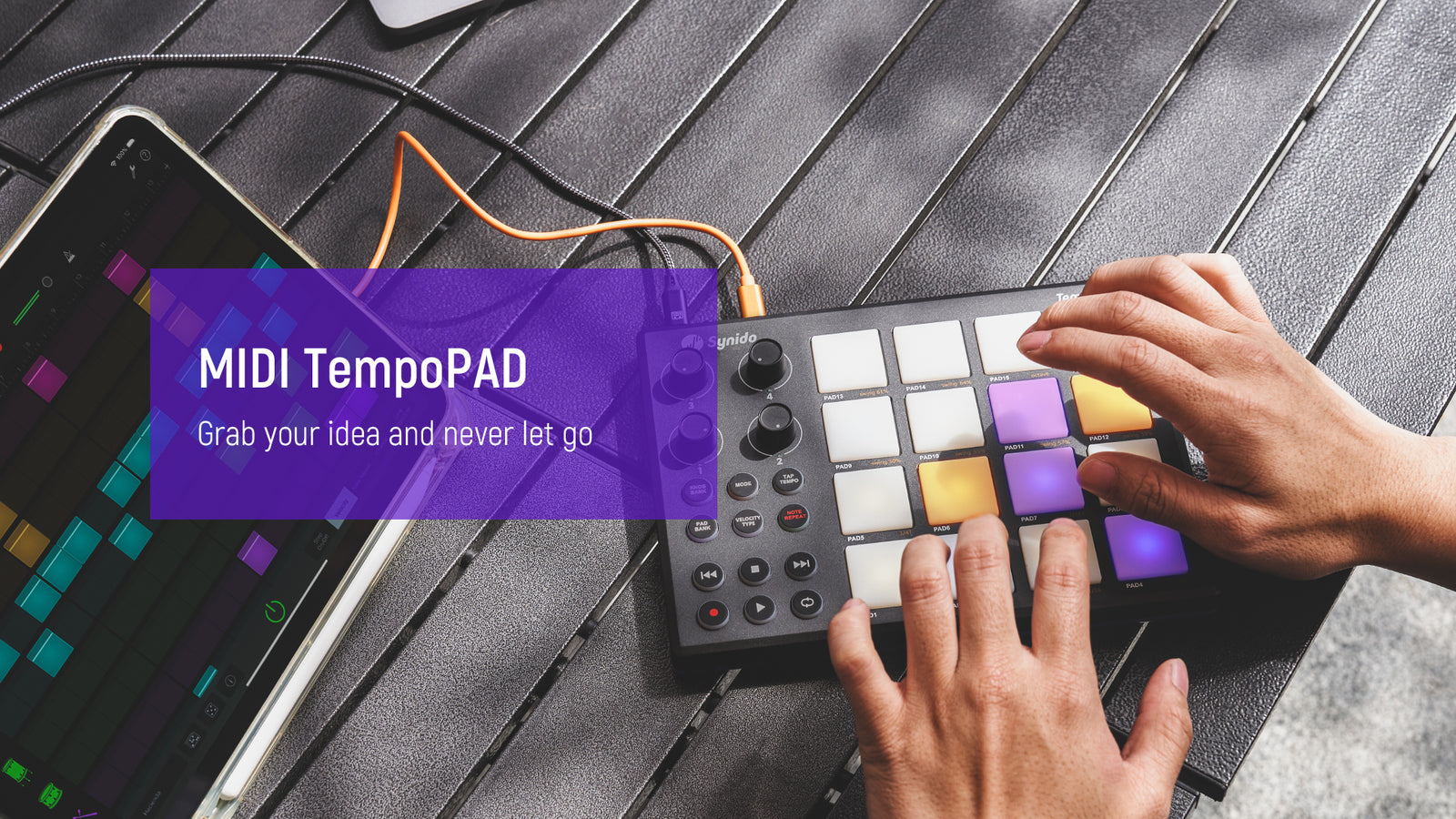 Synido TempoPAD Beat Maker Machine MIDI Controller