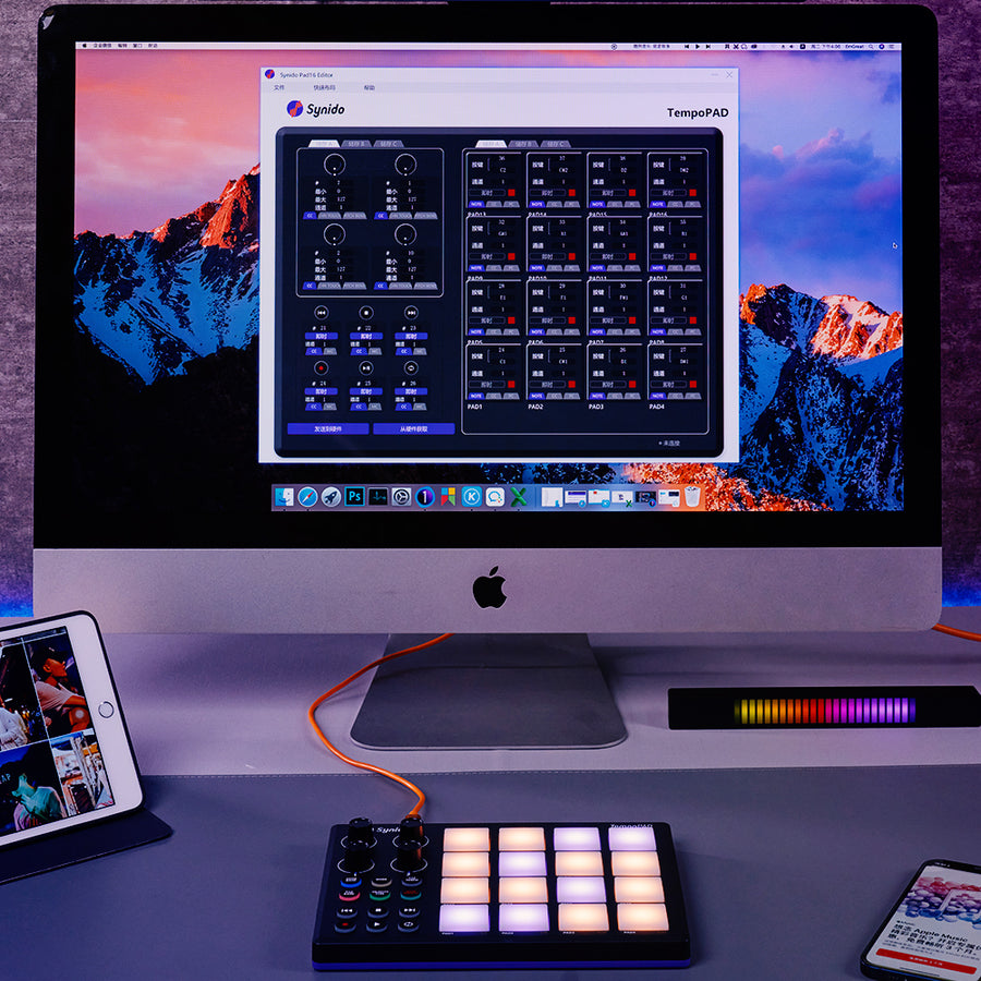 Synido TempoPAD Beat Maker Machine MIDI Controller