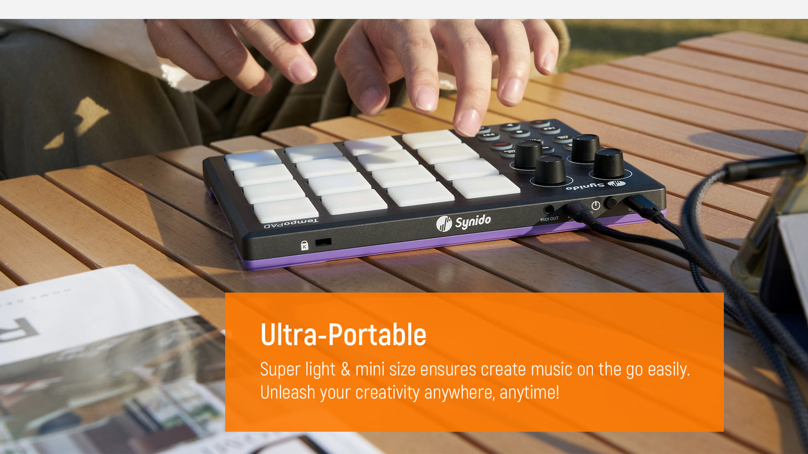 Synido TempoPAD Beat Maker Machine MIDI Controller