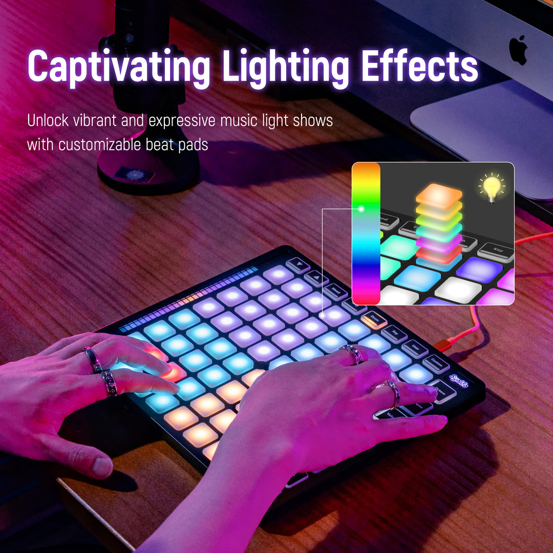 Synido TempoPAD Z-1 MIDI Controller Beat Maker DJ Equipment 64 Pads